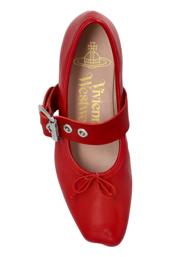VIVIENNE WESTWOOD Alice Patent Leather Ballet Flats