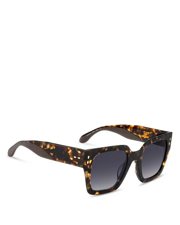 Isabel Marant Étoile Square Sunglasses, 52mm - Brown