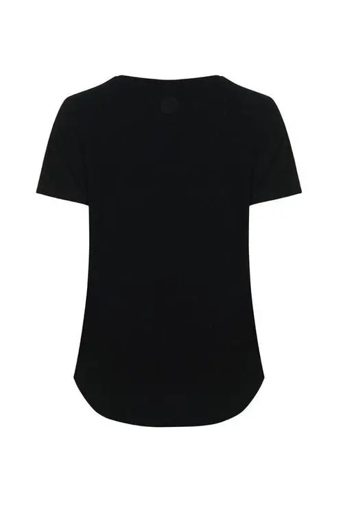 AYJE Ultra Comfort V Neck T-shirt - Black