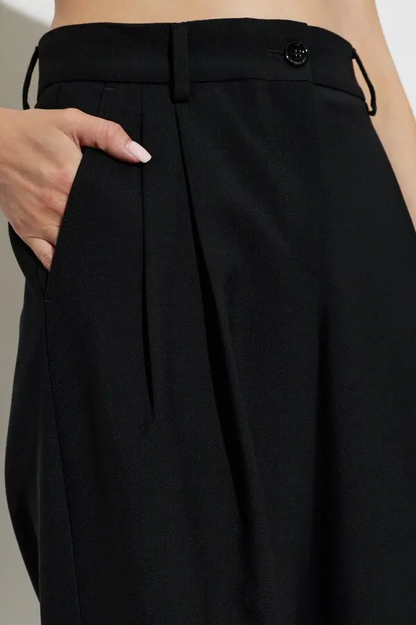 Dolce & Gabbana Formal Wool Wide-leg Trousers By