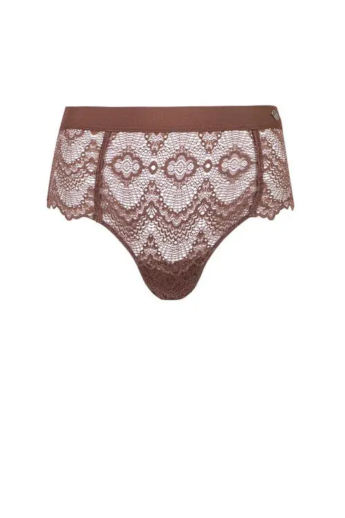 AYJE Flame High Waist Brief - Medium Brown