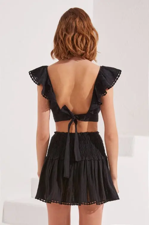 AYJE Muscha Tee Top - Black