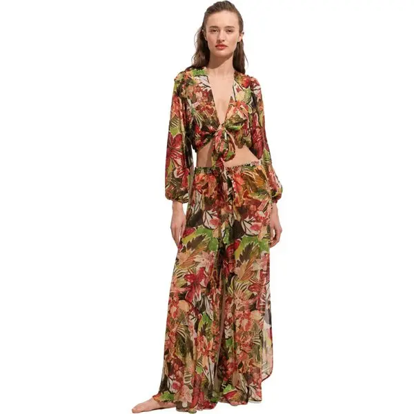 AYJE Flowers Anemon Pants - Red