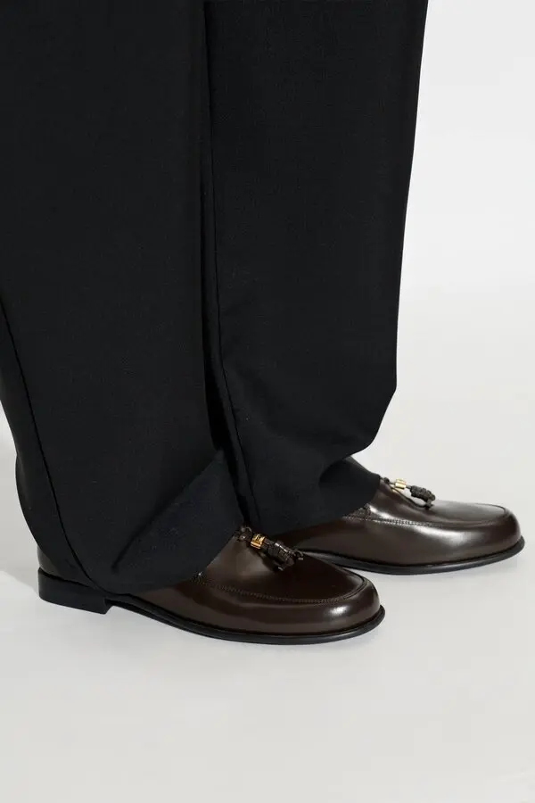 TOD'S Leather Loafers With Tassel By