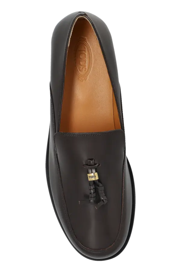 TOD'S Leather Loafers With Tassel By