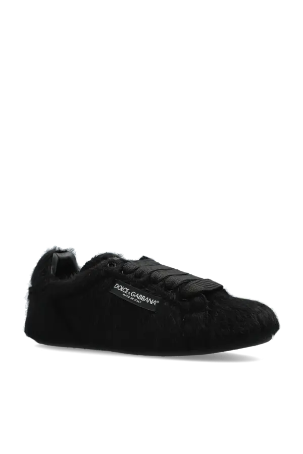 Dolce & Gabbana Fur Sneakers By