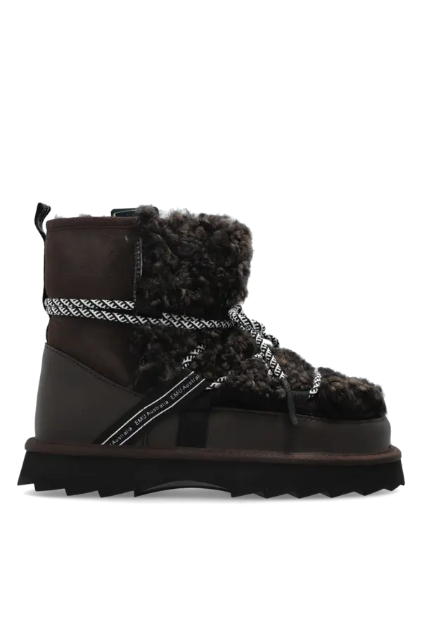 EMU AUSTRALIA Blurred Teddy Snow Boots – Dark