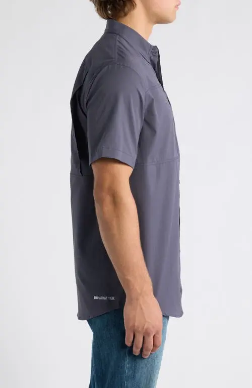 Ariat Venttek Performance Button Up Shirt - Charcoal