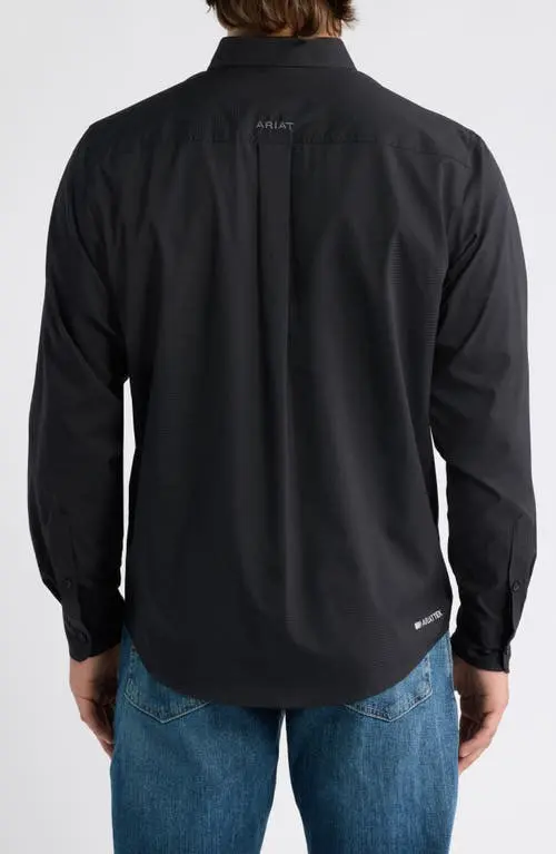 Ariat 360 Airflow Classic Fit Performance Shirt - Black
