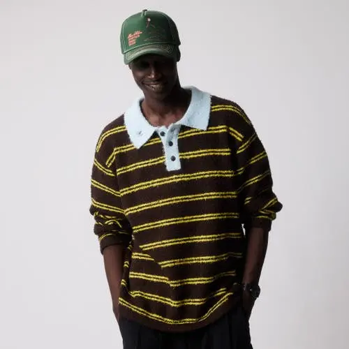 MARC NOLAN Clubhouse Striped Polo