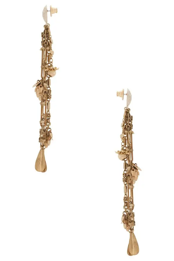 Dries Van Noten Handmade Long Earrings