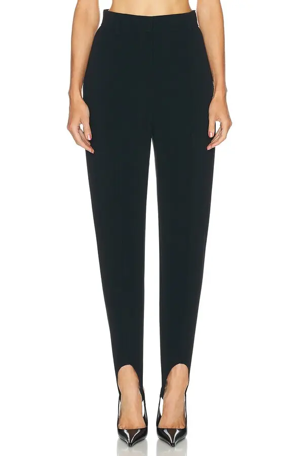 Stella McCartney Cady Stirrup Pant - Black