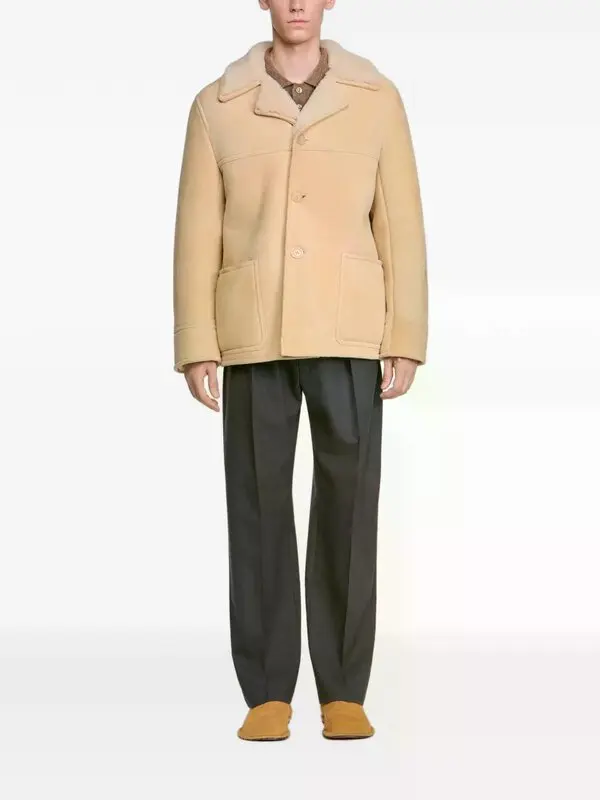 Sandro Shearling Leather Jacket
