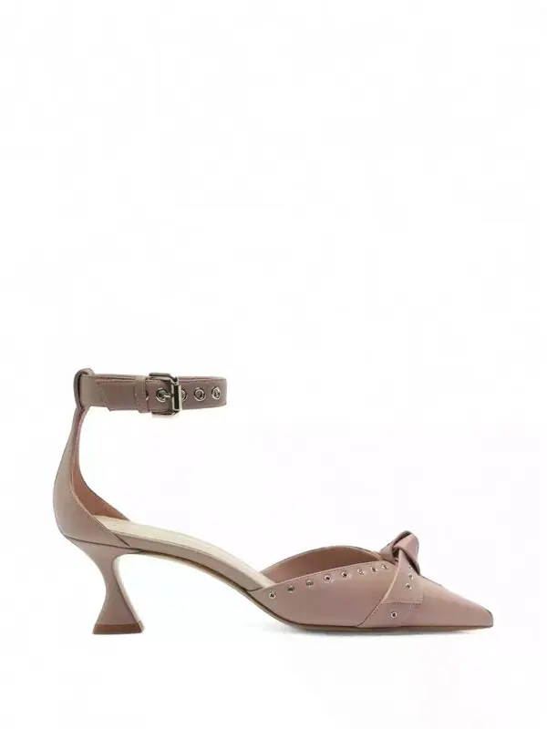 ALEXANDRE BIRMAN Clarita Eyelet-embellished Pumps - Pink
