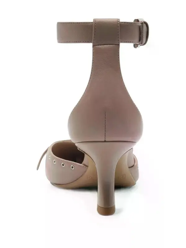 ALEXANDRE BIRMAN Clarita Eyelet-embellished Pumps - Pink