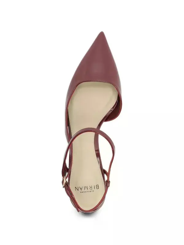 ALEXANDRE BIRMAN Tita Wrap Leather Pumps - Red