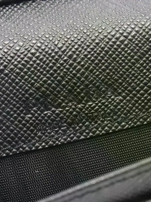 Prada Re-nylon Saffiano Leather Bi-fold Wallet