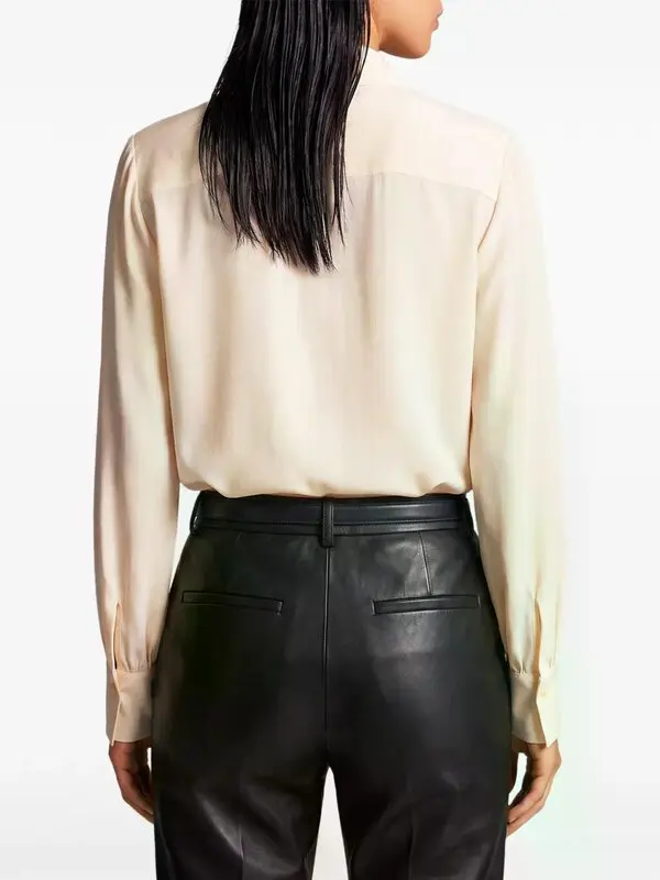 SUTTON NEW YORK V-neck Georgette Blouse