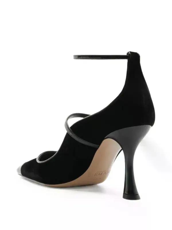 ALEXANDRE BIRMAN Tita Wave Patent-leather-trimmed Pumps