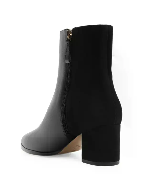 ALEXANDRE BIRMAN Jesse Whipstitch-trim Ankle Boots - Black