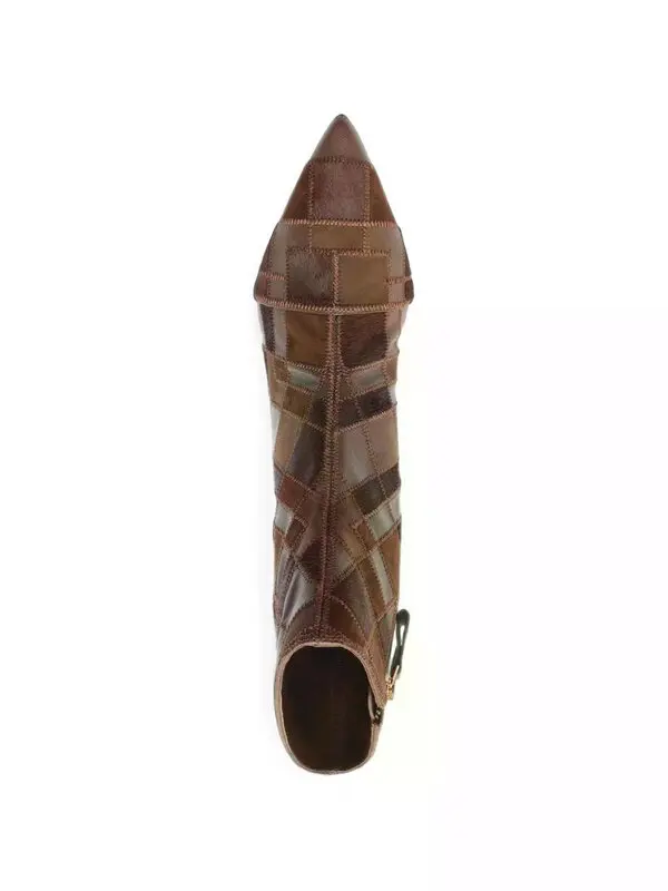 ALEXANDRE BIRMAN Annelise Patchwork Ankle Boots
