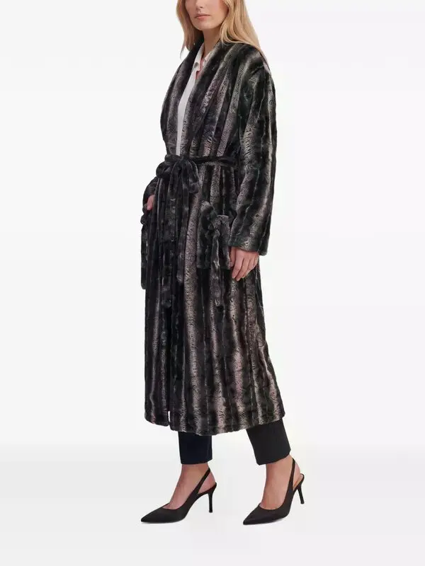 Fendi Belted Faux-fur Coat