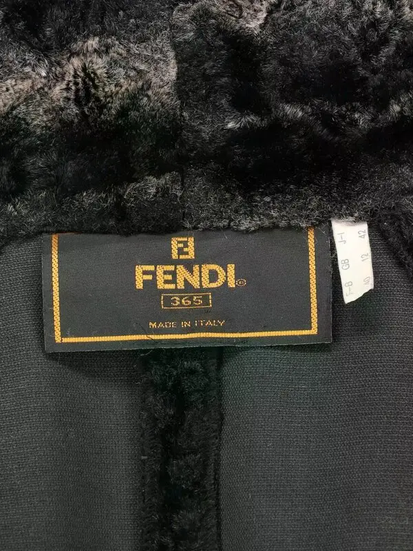 Fendi Belted Faux-fur Coat
