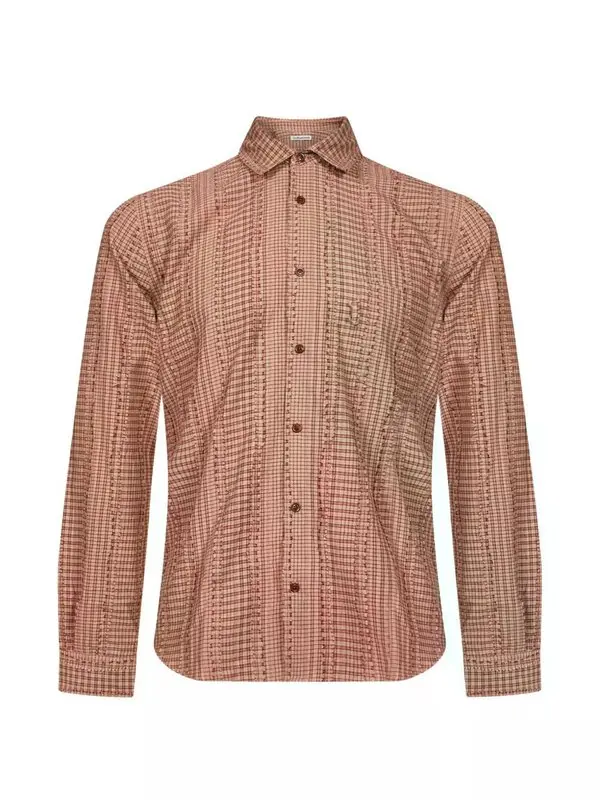You Must Create Check-pattern Seersucker Shirt