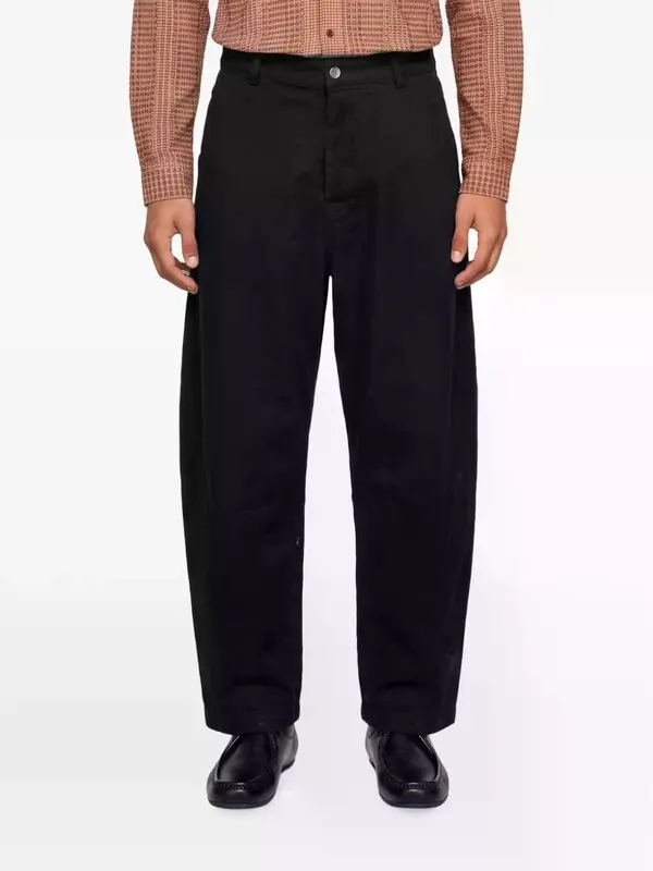 You Must Create Panelled Curved-leg Trousers