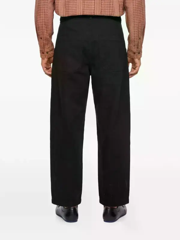 You Must Create Panelled Curved-leg Trousers