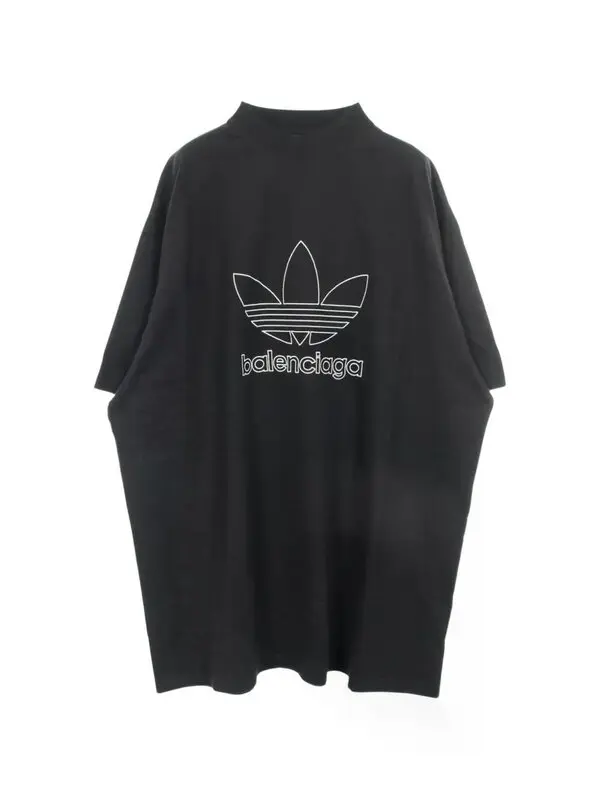 Balenciaga X Adidas Logo-embroidered Oversized T-shirt