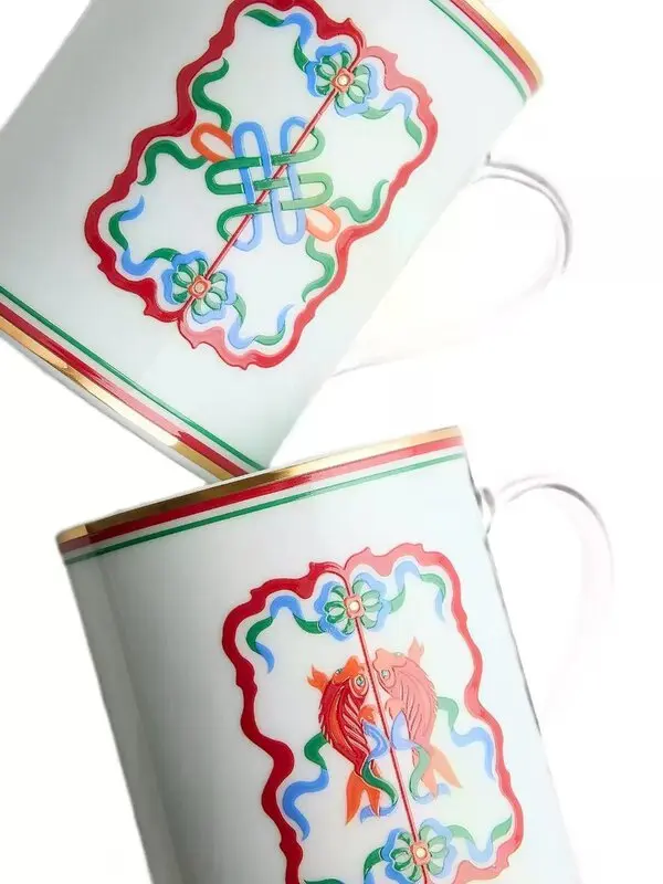 Shanghai Tang Golden Ripples Mugs