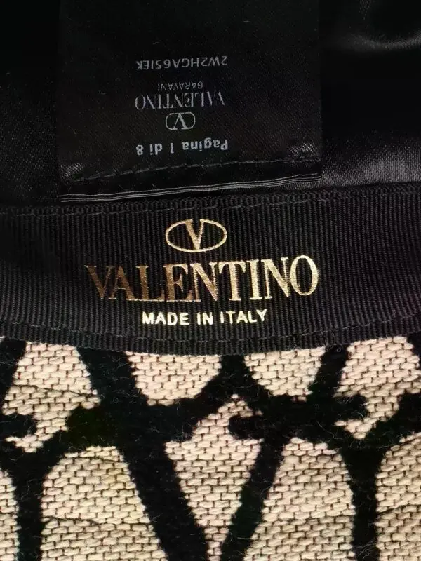 Valentino Garavani 2010s Toile Iconograph Bucket Hat