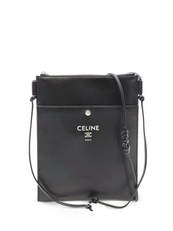 Celine Sharp Take Away Pouch Cross Body Bag - Black