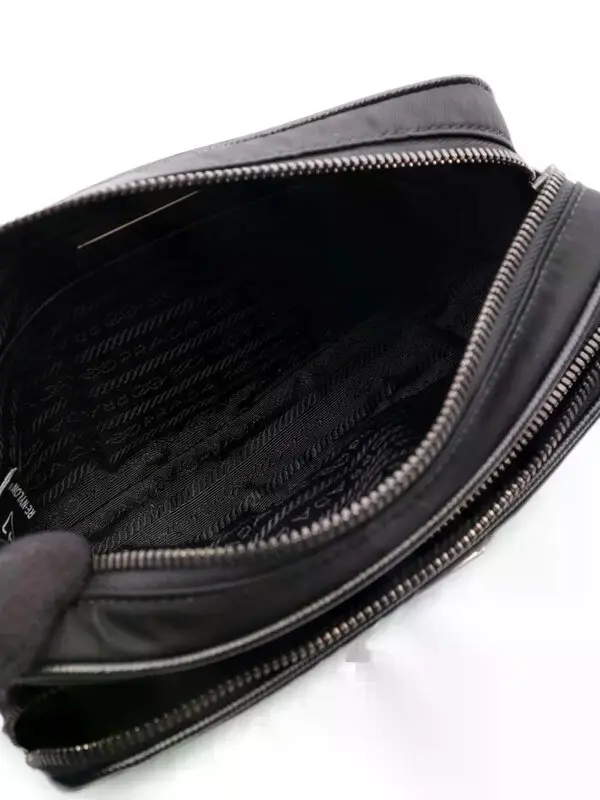 Prada Re-nylon Saffiano Leather Shoulder Bag