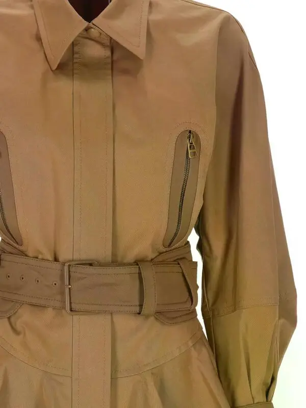 Zimmermann Belted Zip-pocket Mini Dress