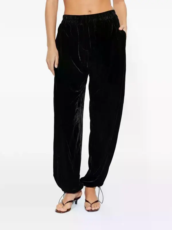 Baum Und Pferdgarten Nazan Velvet-texture Track Pants