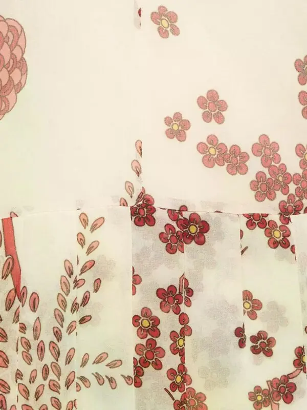 Red Valentino Pleated Midi Dress