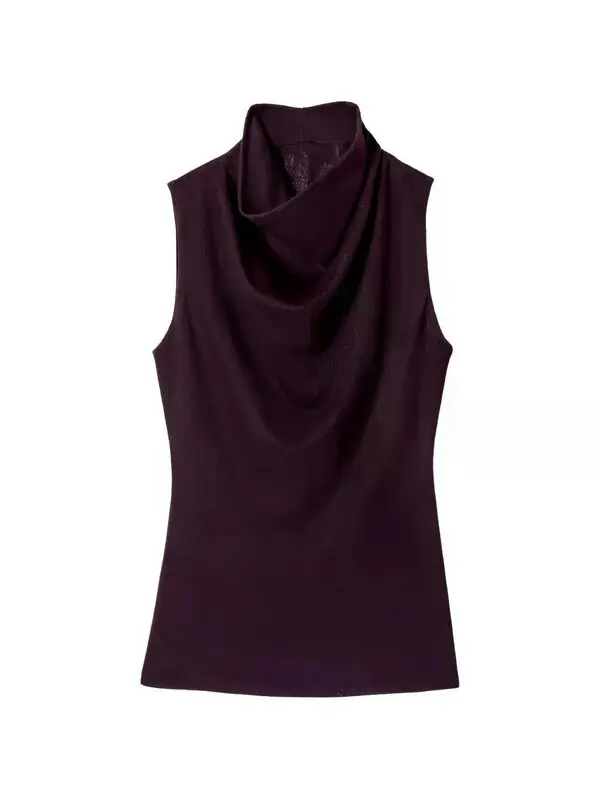 Smythe Cowl-neck Sleeveless Top