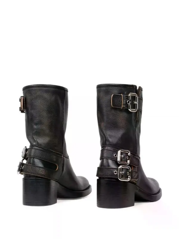 Chloé Dakota Buckle-detail Biker Boots