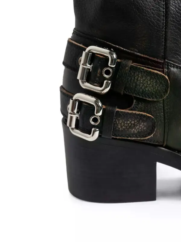 Chloé Dakota Buckle-detail Biker Boots