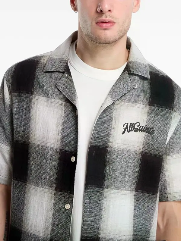 ALLSAINTS Check Short-sleeve Shirt