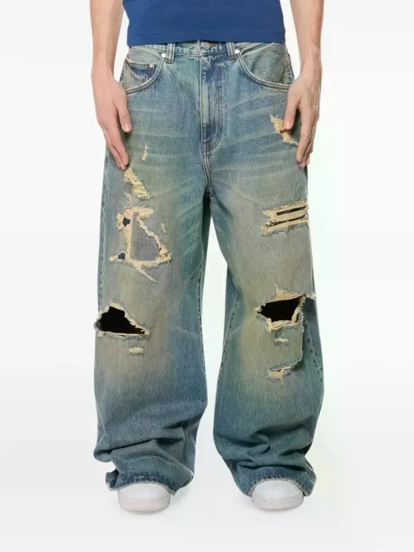 LLC Distressed Loose-fit Jeans