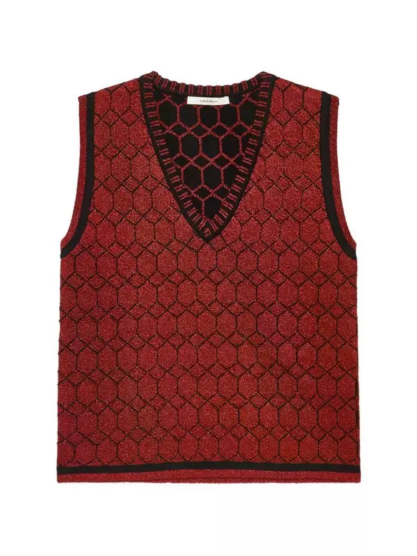 Malìparmi Jacquard-knit Quilted-effect Waistcoat