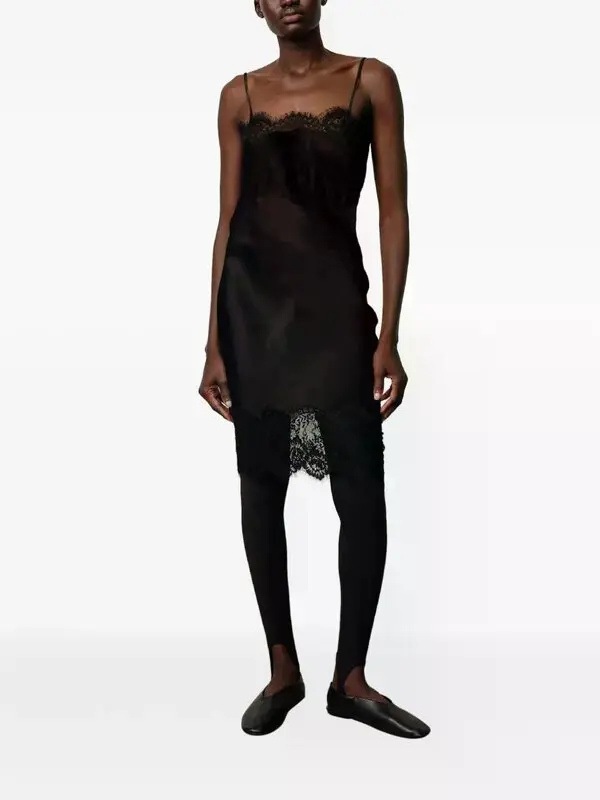 HERSKIND Linus Lace-trim Dress - Black
