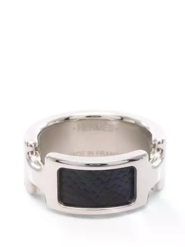 Hermès 2010s Olympe Pm Leather-detail Ring