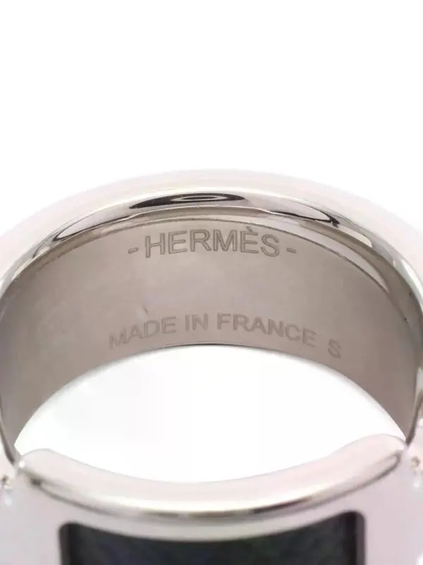 Hermès 2010s Olympe Pm Leather-detail Ring