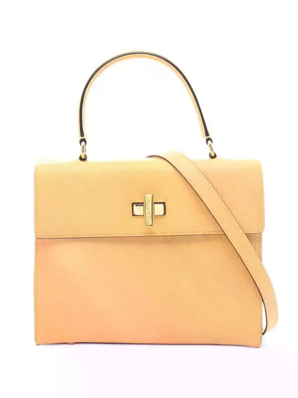 Celine 2010s Turn-lock Two-way Handbag - Yellow