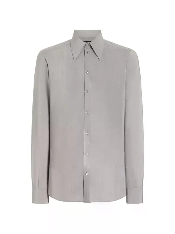Dolce & Gabbana Gold Silk Shirt