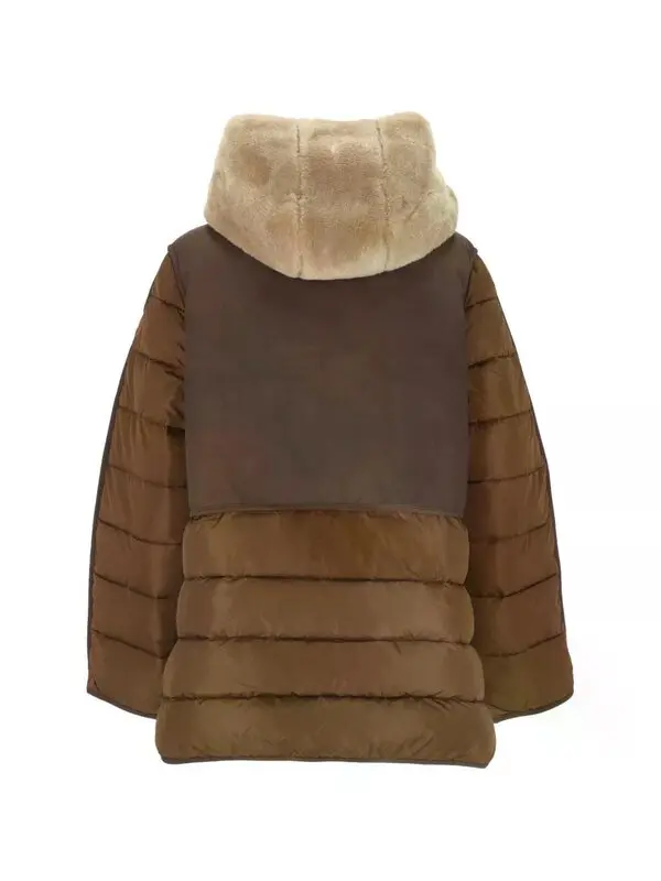 SAVE THE DUCK Faux-fur-trim Quilted Padded Jacket